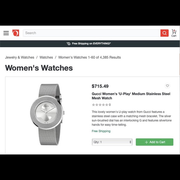 Gucci | Accessories | Silver Gucci Mesh Watch | Poshmark